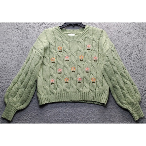 Willow & Wind | Sweaters | Willow Wind Cropped Sweater Womens Medium ...